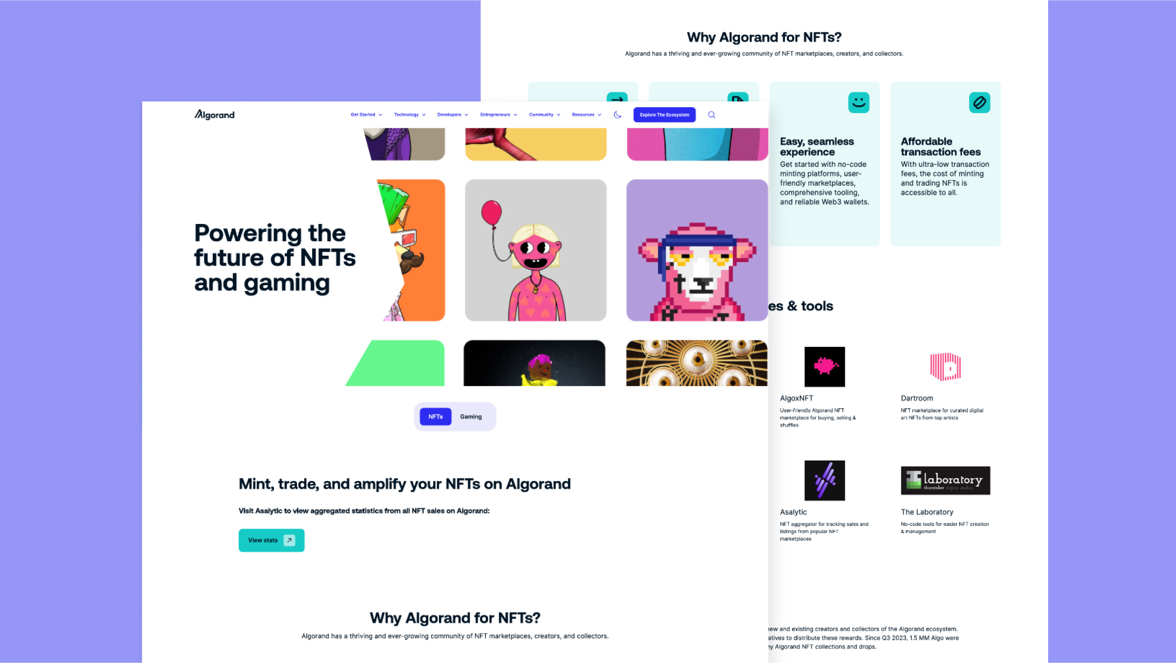 Algorand Website | Blend